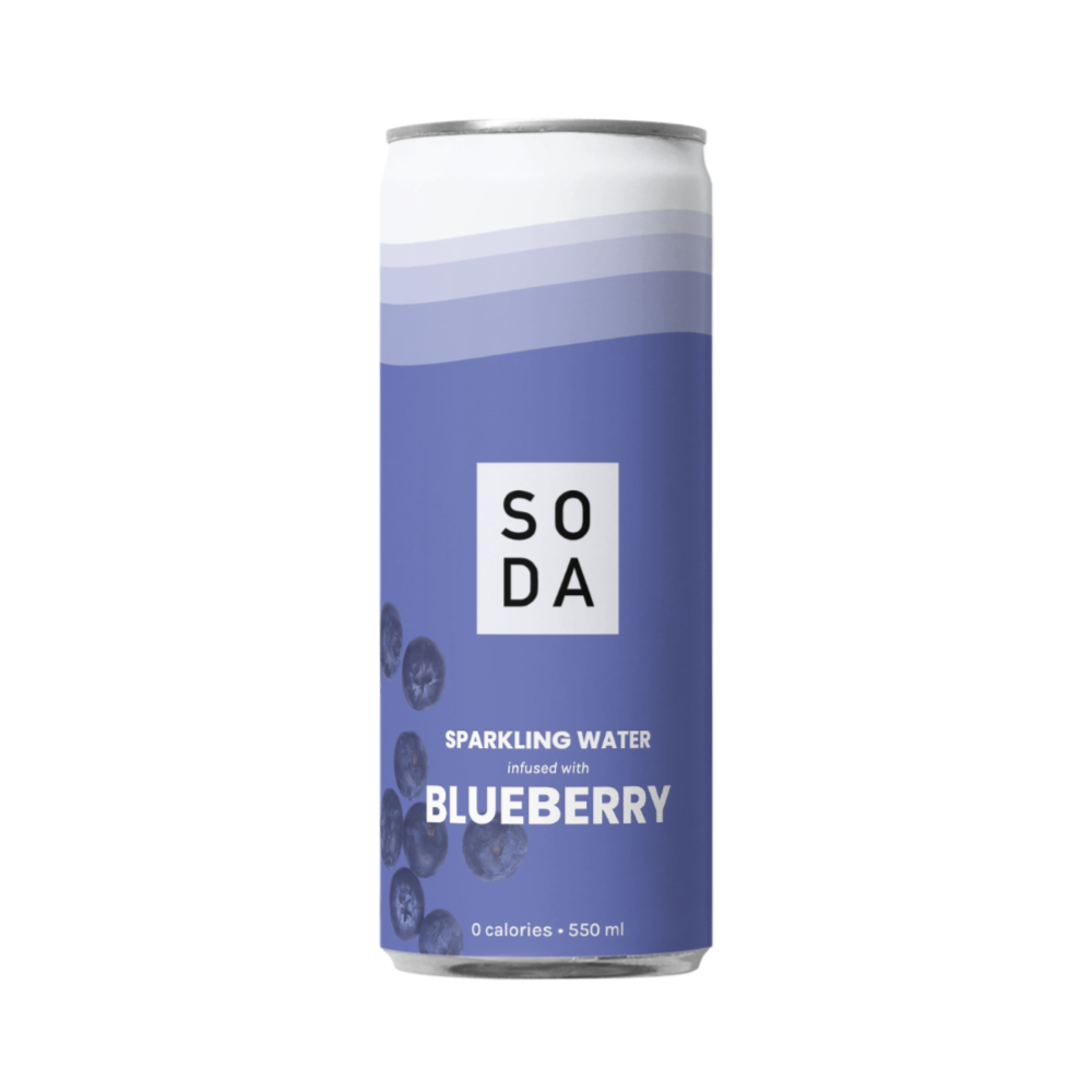 Sparkling Water – Blueberry – SODA Emporium
